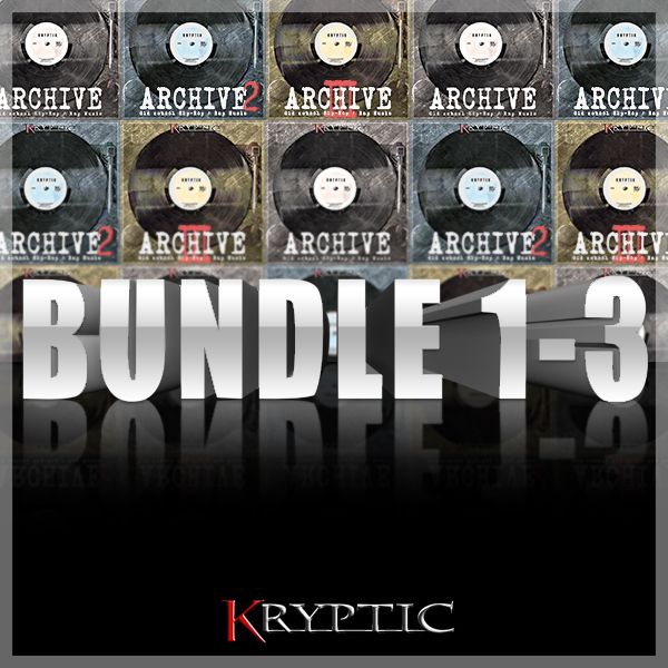 Kryptic Samples - Achive Bundle Vols 1-3 - Royalty-Free Samples | Producershop.com